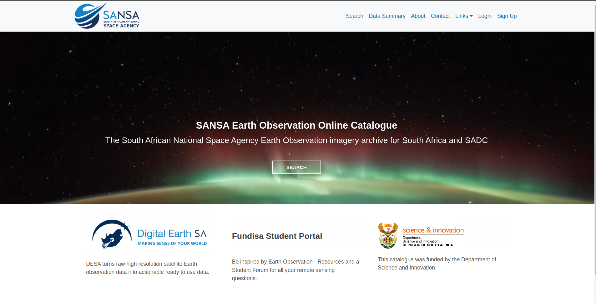 SANSA Catalogue - SANSA Catalogue